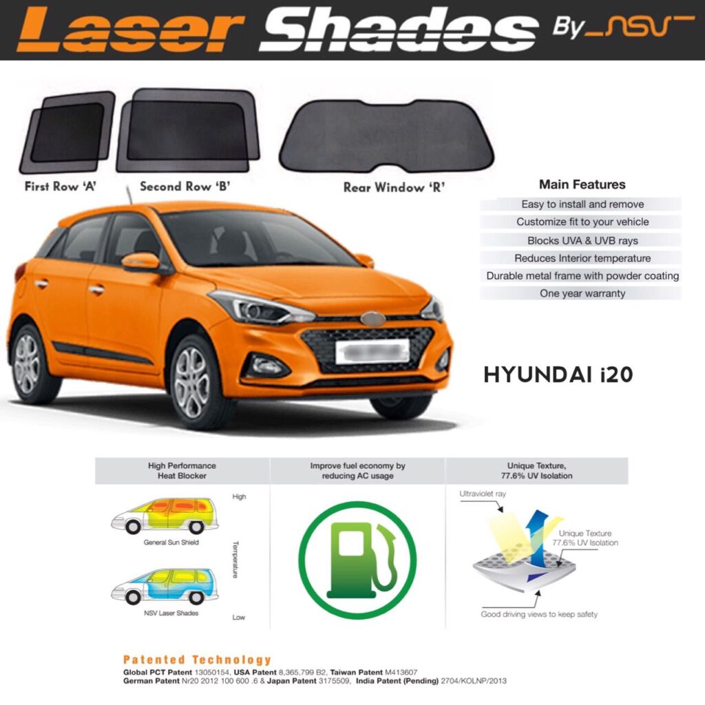 Challenger Magnetic Window Shades for Cars - Marketeers Car Accessories ...